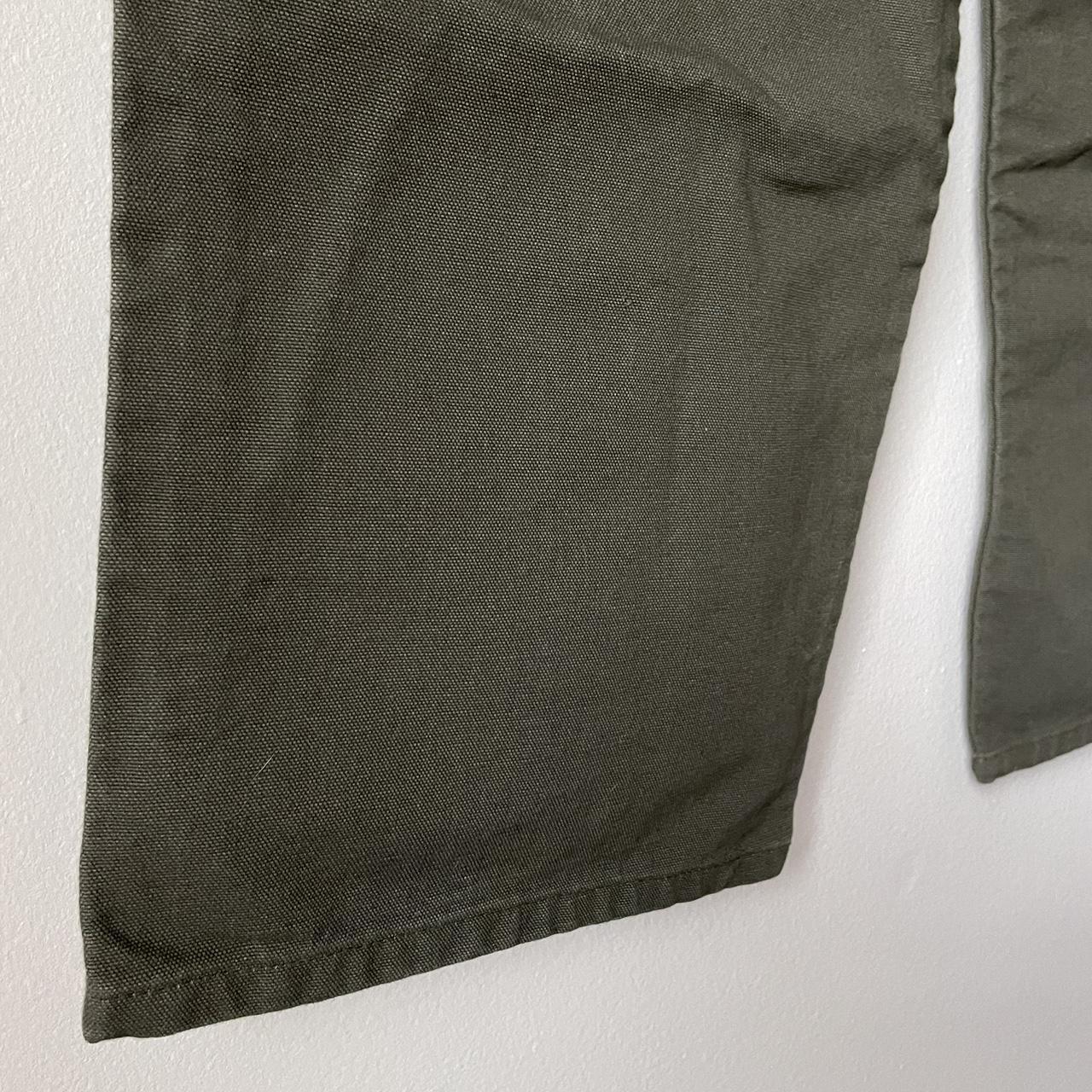 Faded Olive Green Carhartt Original Dungaree Fit... - Depop