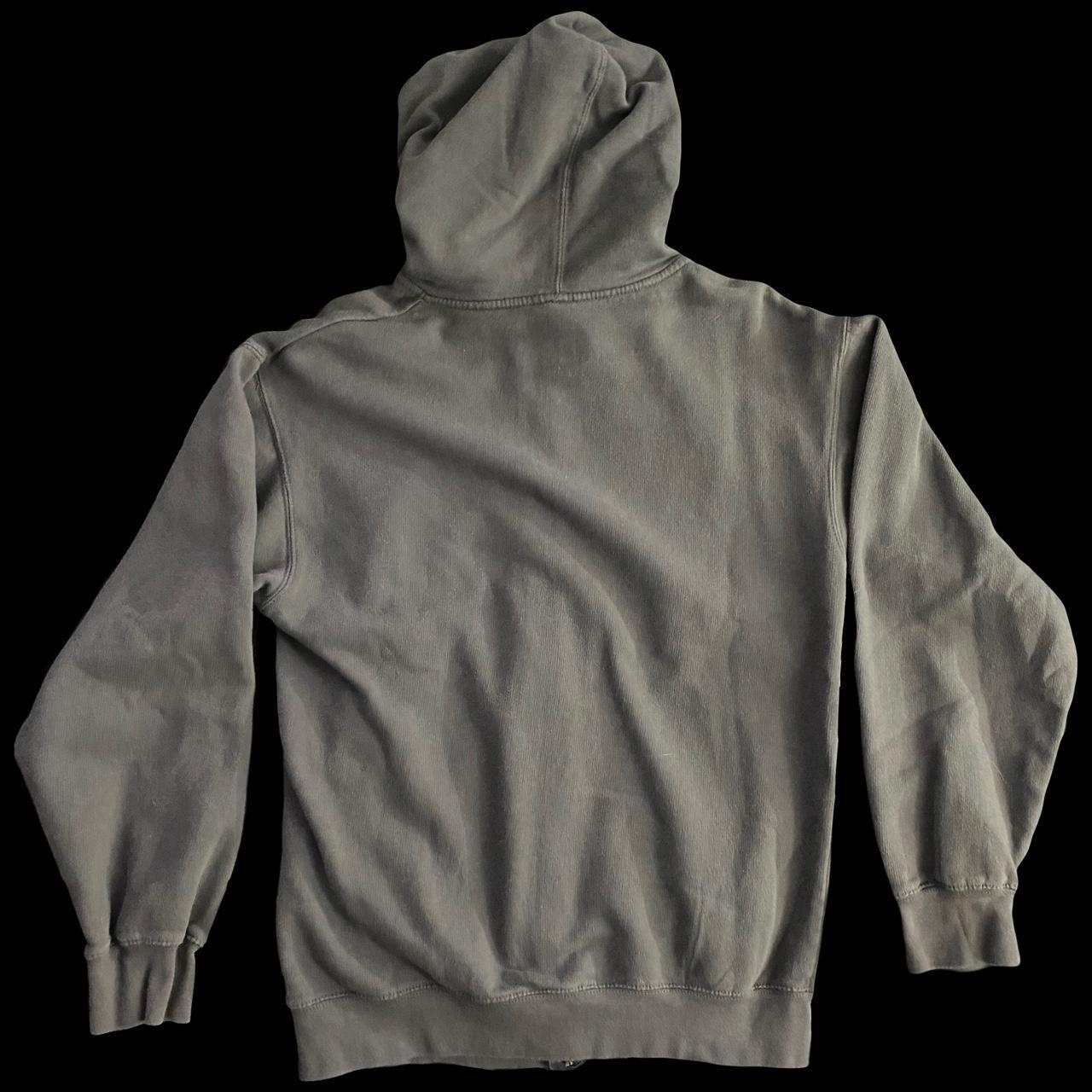 Insane Grey DC Zip up -no flaws besides the hoodie... - Depop