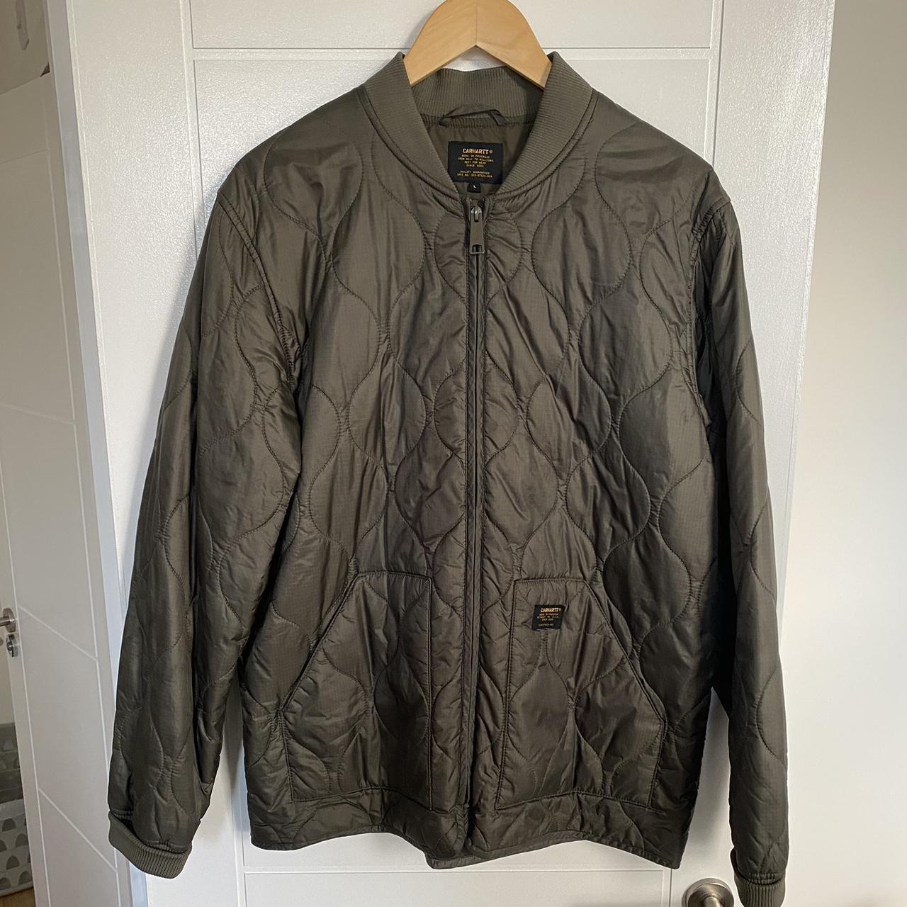 Carhartt wip military liner onion stitch jacket... - Depop