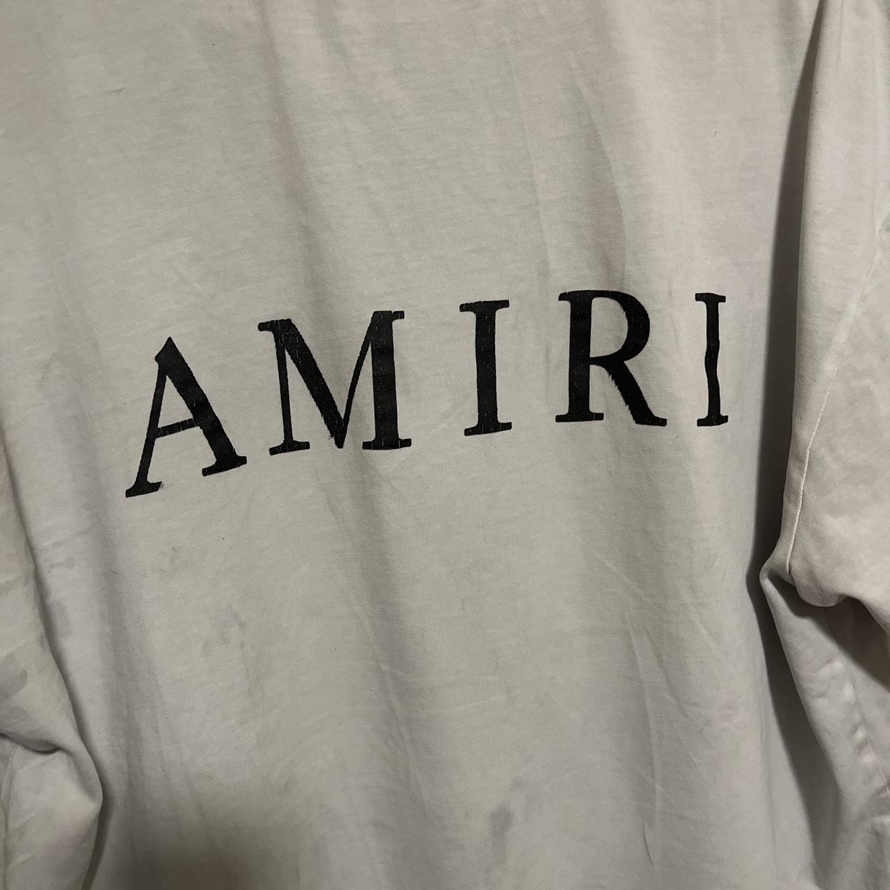 Heavily worn (Real) Amiri Back design tee shirt DONT... - Depop