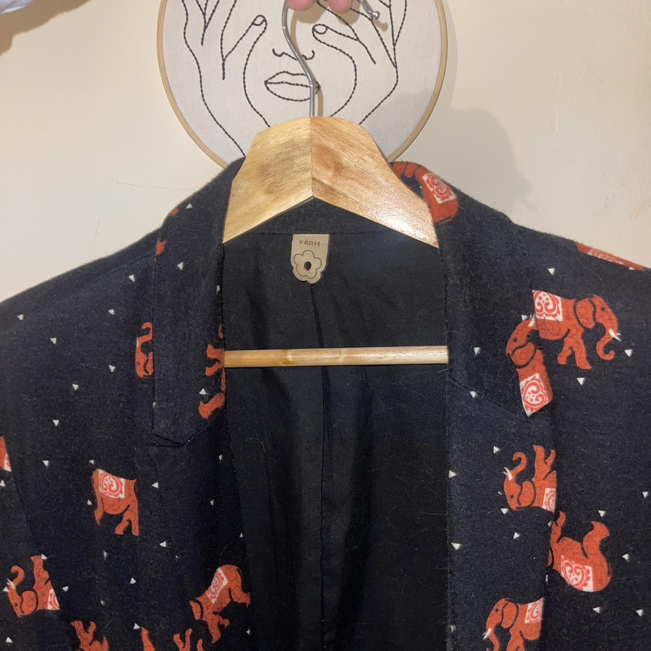 M Farm Rio Elephant Blazer - Depop