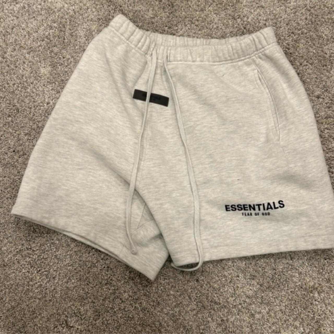 Grey Essentail shorts just came in Come Shop !!!!... - Depop