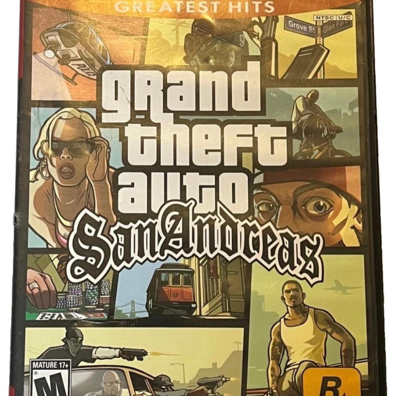 Grand Theft Auto San Andreas Greatest Hits case and... - Depop