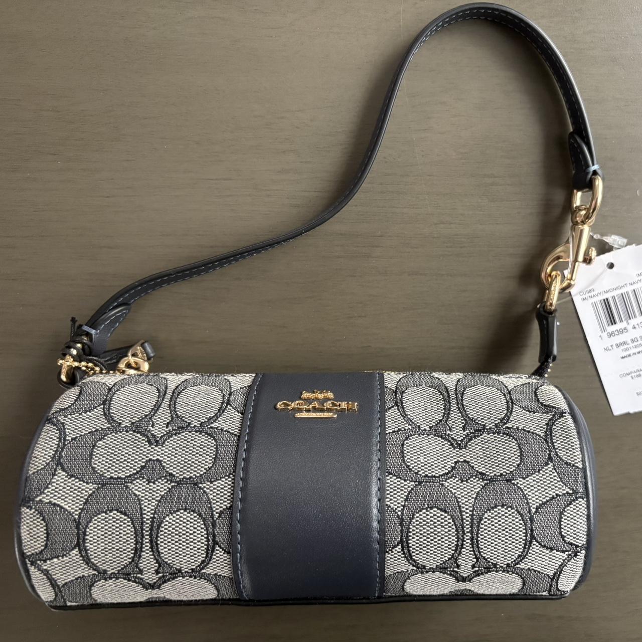 Coach Barrel Bag in Signature Jacquard Brand new... | Depop