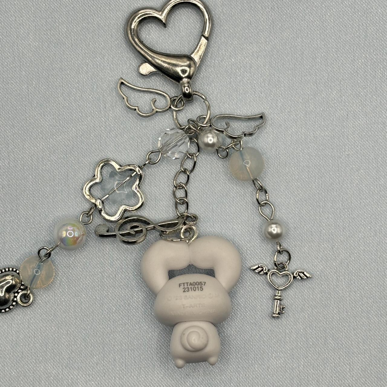 Cinnamoroll keychain with a little keychain charm... - Depop