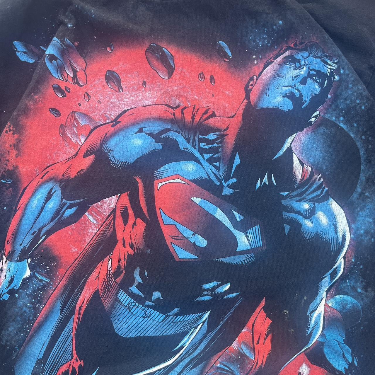Y2K Superman Tee with insane print Measurements:... | Depop