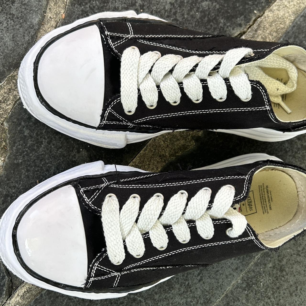 MAISON MIHARAS Maison Mihara Yasuhiro Low ‘black’... - Depop