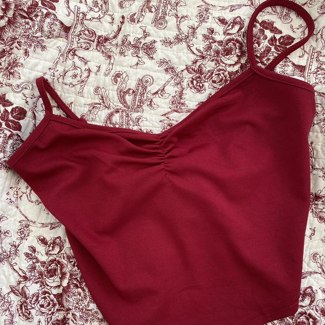Sweetest red backless top perfect for night out... - Depop
