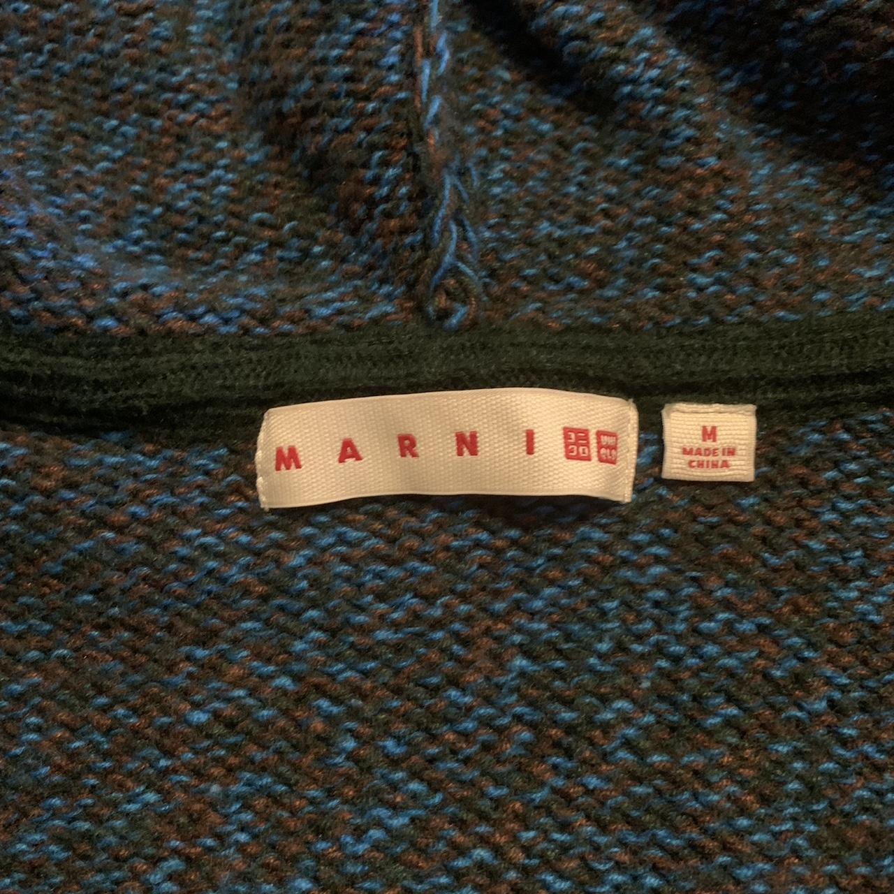 MARNI Uniqlo collab zip up hoodie Size... - Depop