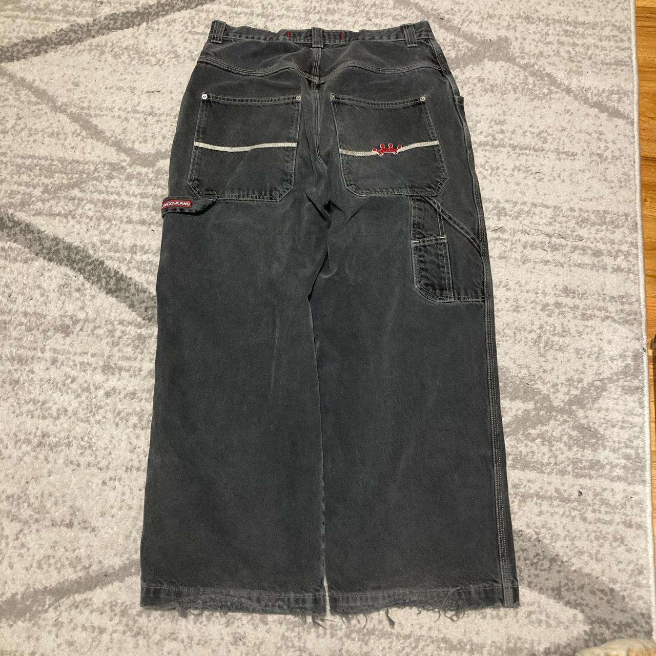 JNCO Men's Black Jeans Perfect fit jnco 90s/00s... - Depop