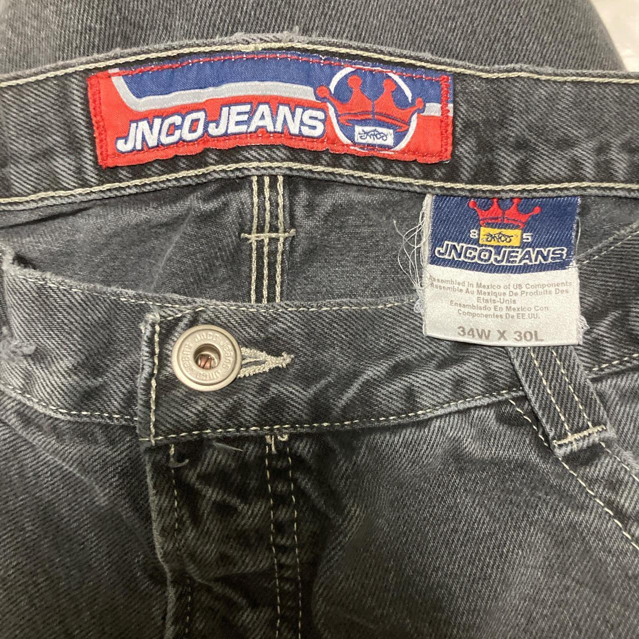 JNCO Men's Black Jeans Perfect fit jnco 90s/00s... - Depop