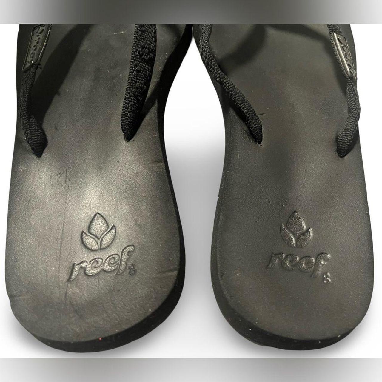 Introducing the REEF women's slippers in black, size... - Depop