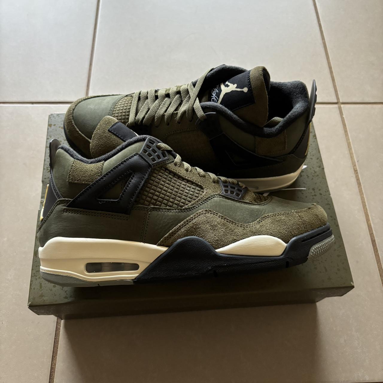 . Jordan 4 Retro Craft SE - Medium Olive Size: US... - Depop