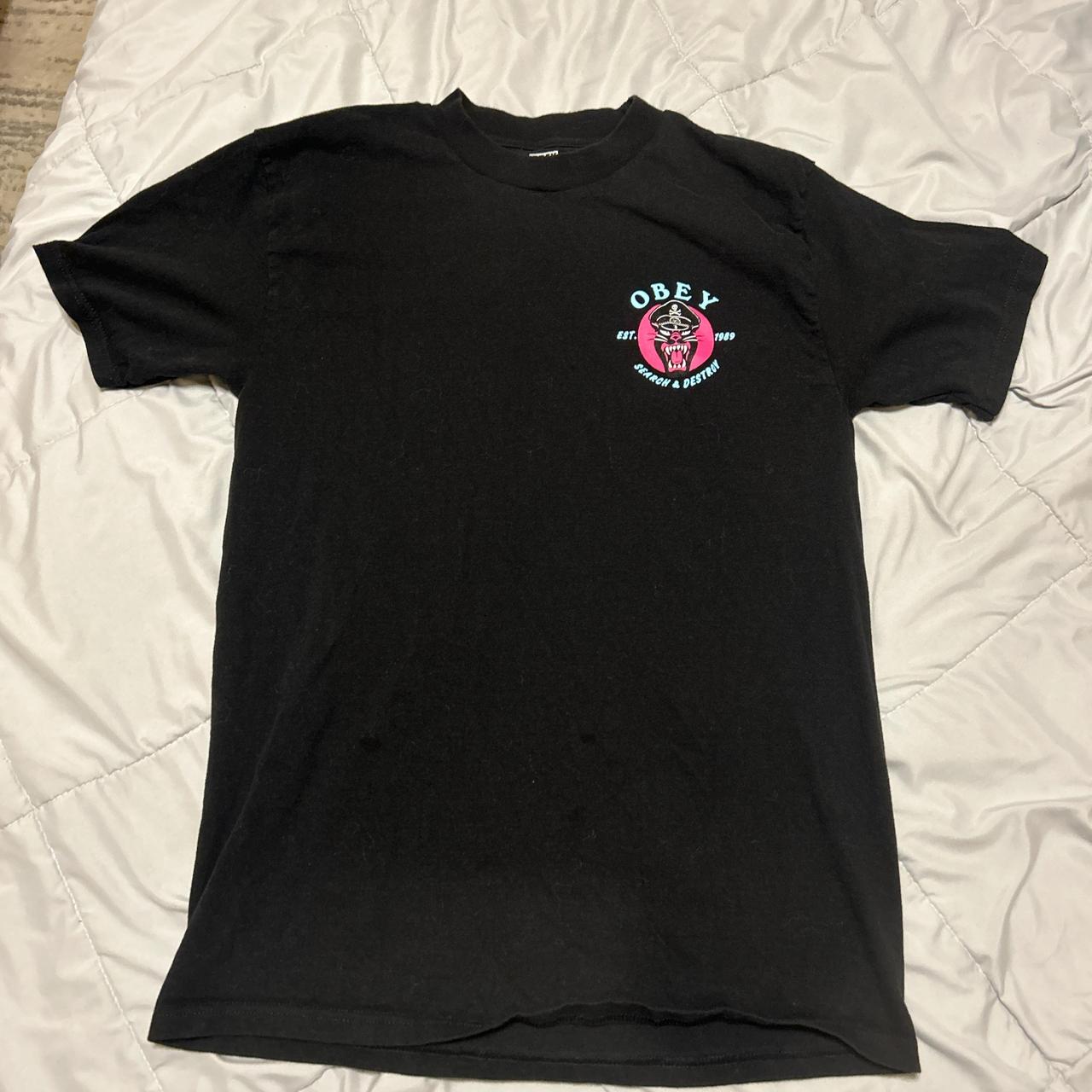 OBEY brand. Worn once. T-Shirt. Men’s medium. - Depop