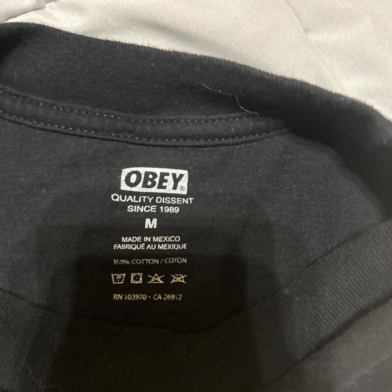 OBEY brand. Worn once. T-Shirt. Men’s medium. - Depop