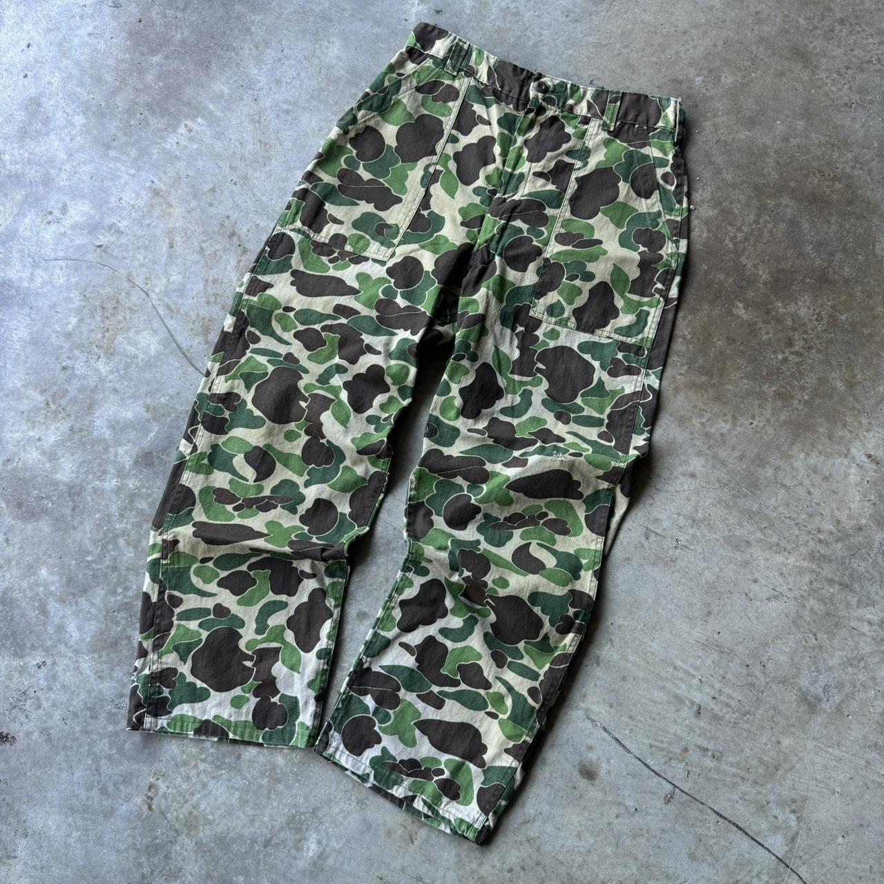 80’s Army Ranger Camo Pants Size: L Nice fading - Depop