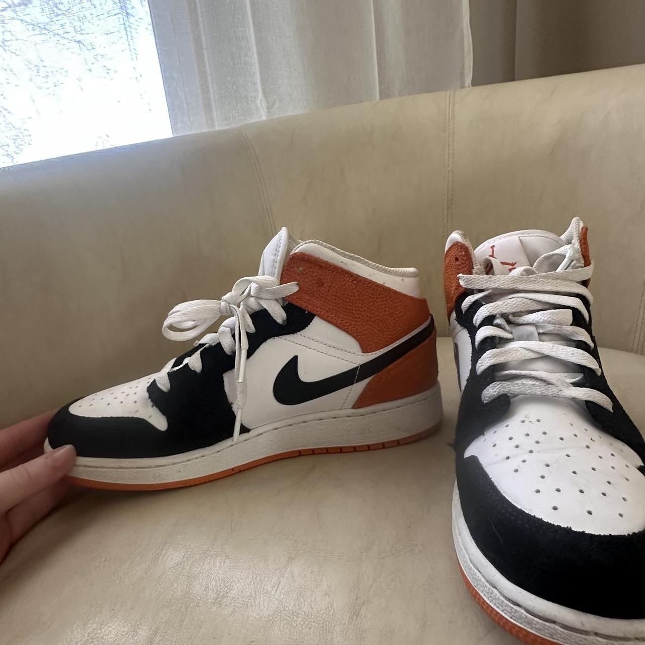 Air Jordan 1 Mid -stitching details 😻 -super cute... - Depop