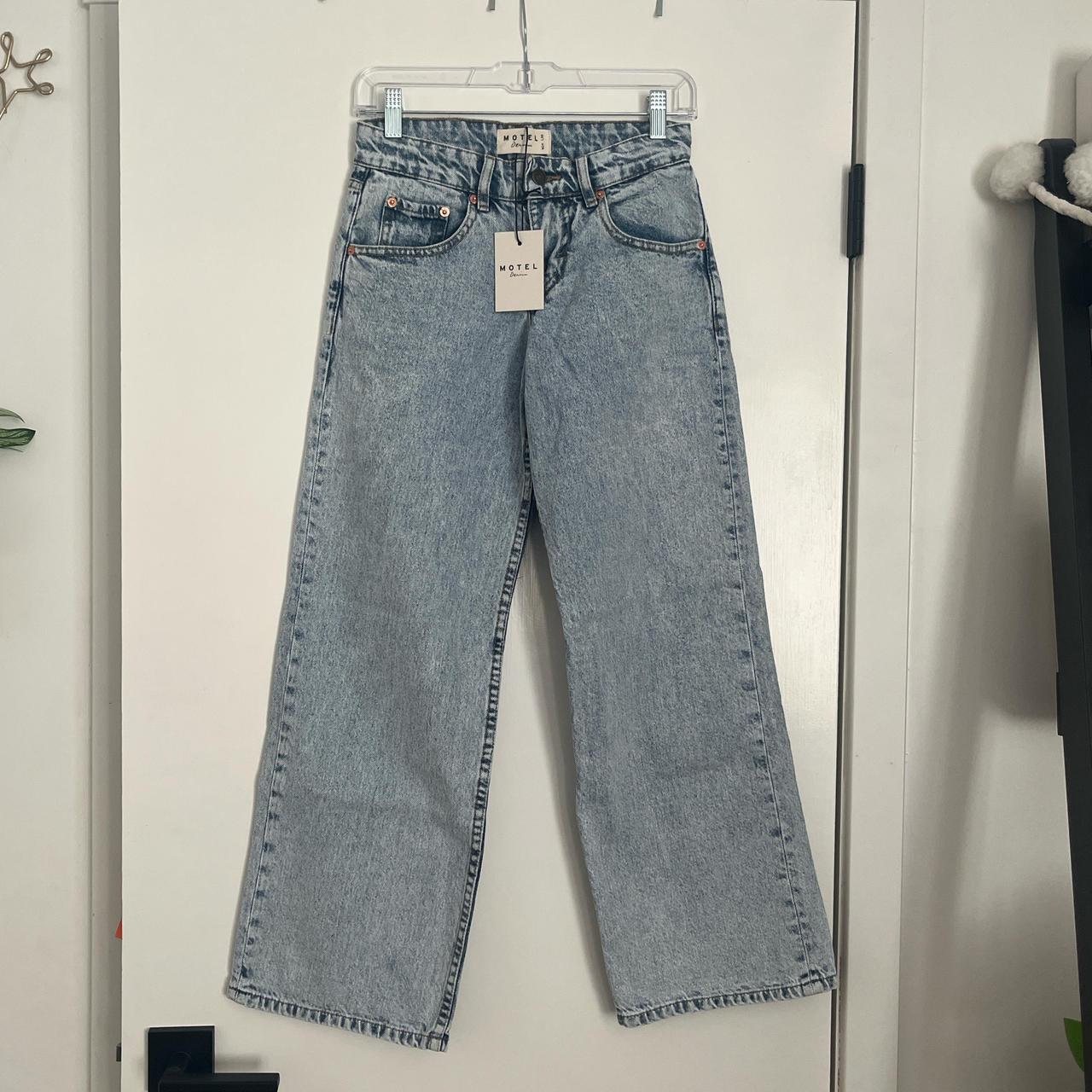 motel rock parallel jeans w24 l30 brand new never worn | Depop