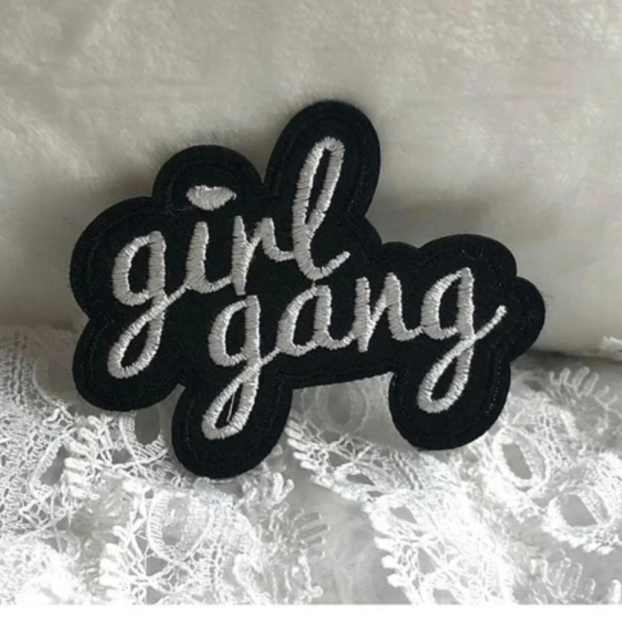 Iron On Patch Girl gang -D Brand new Measurement:... - Depop