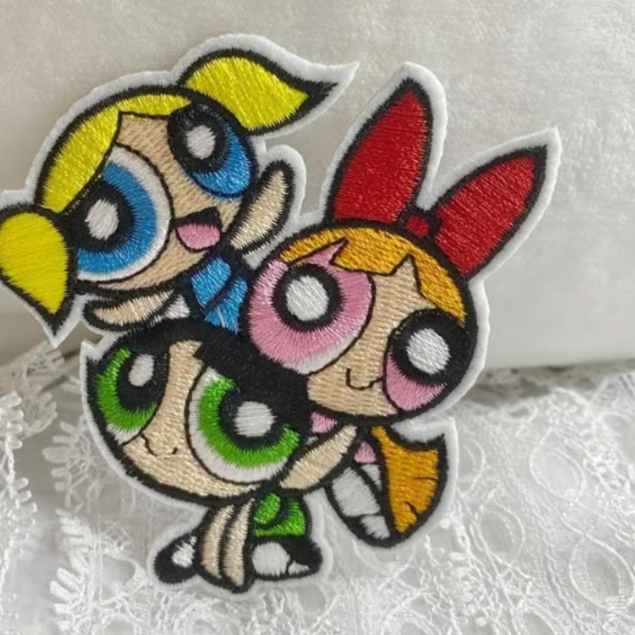 Iron on patch Three Powerpuff girls Brand... - Depop