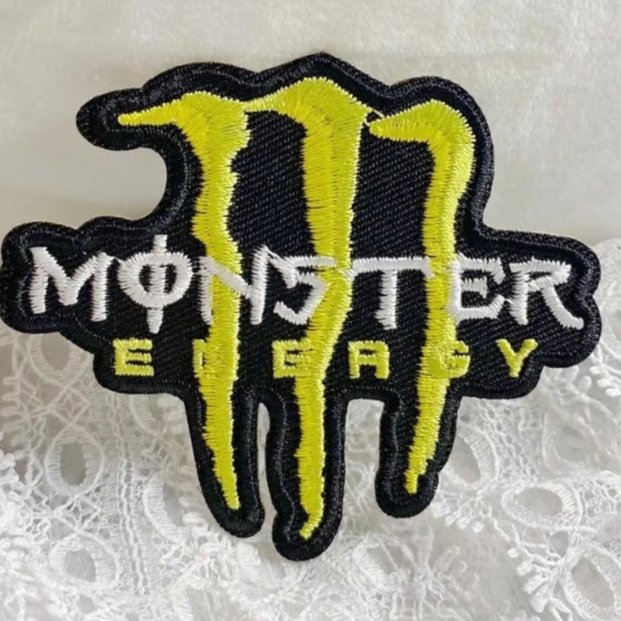 Iron on patch Monster energy drinks Brand... - Depop
