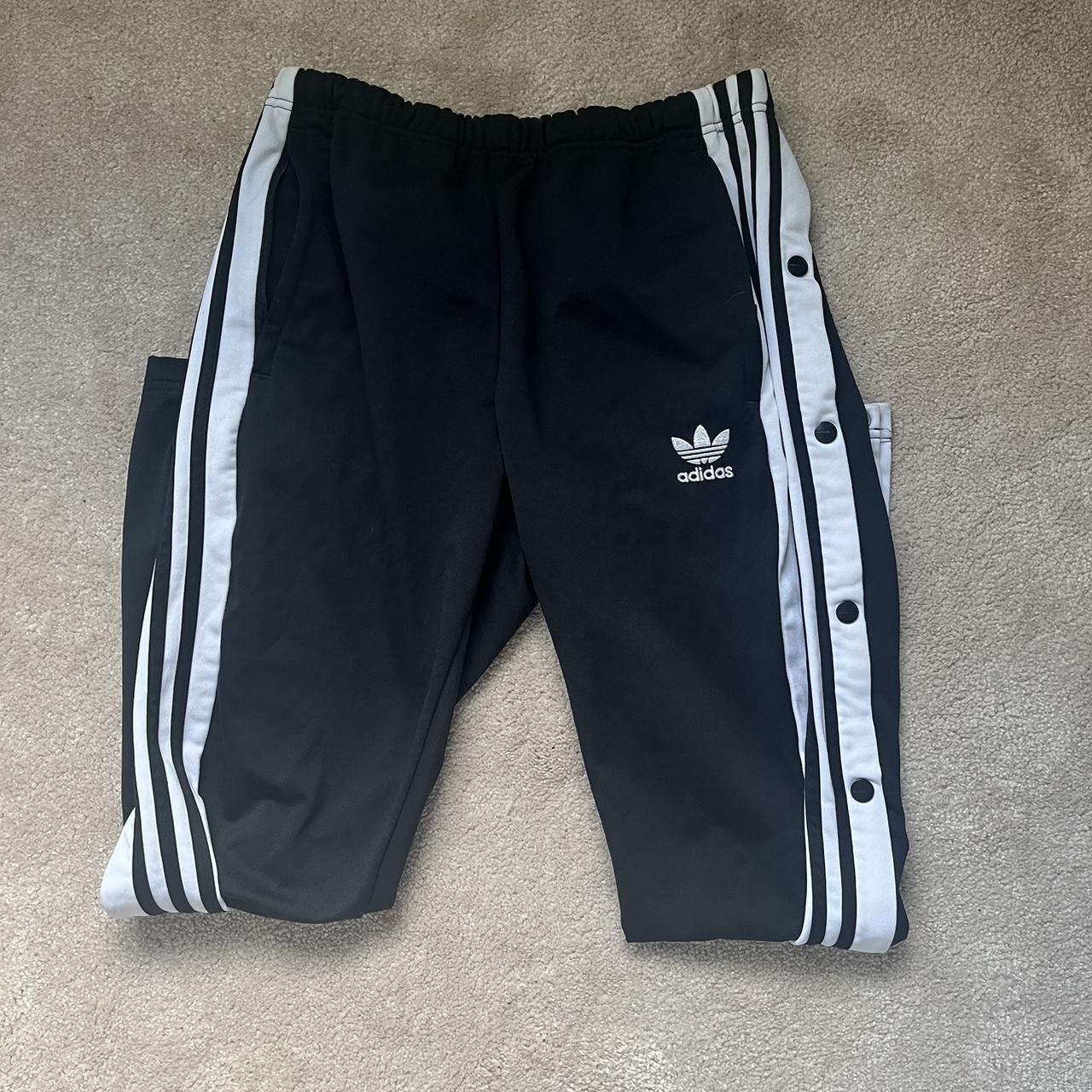 Adidas popper track pants size M. Message me for... - Depop