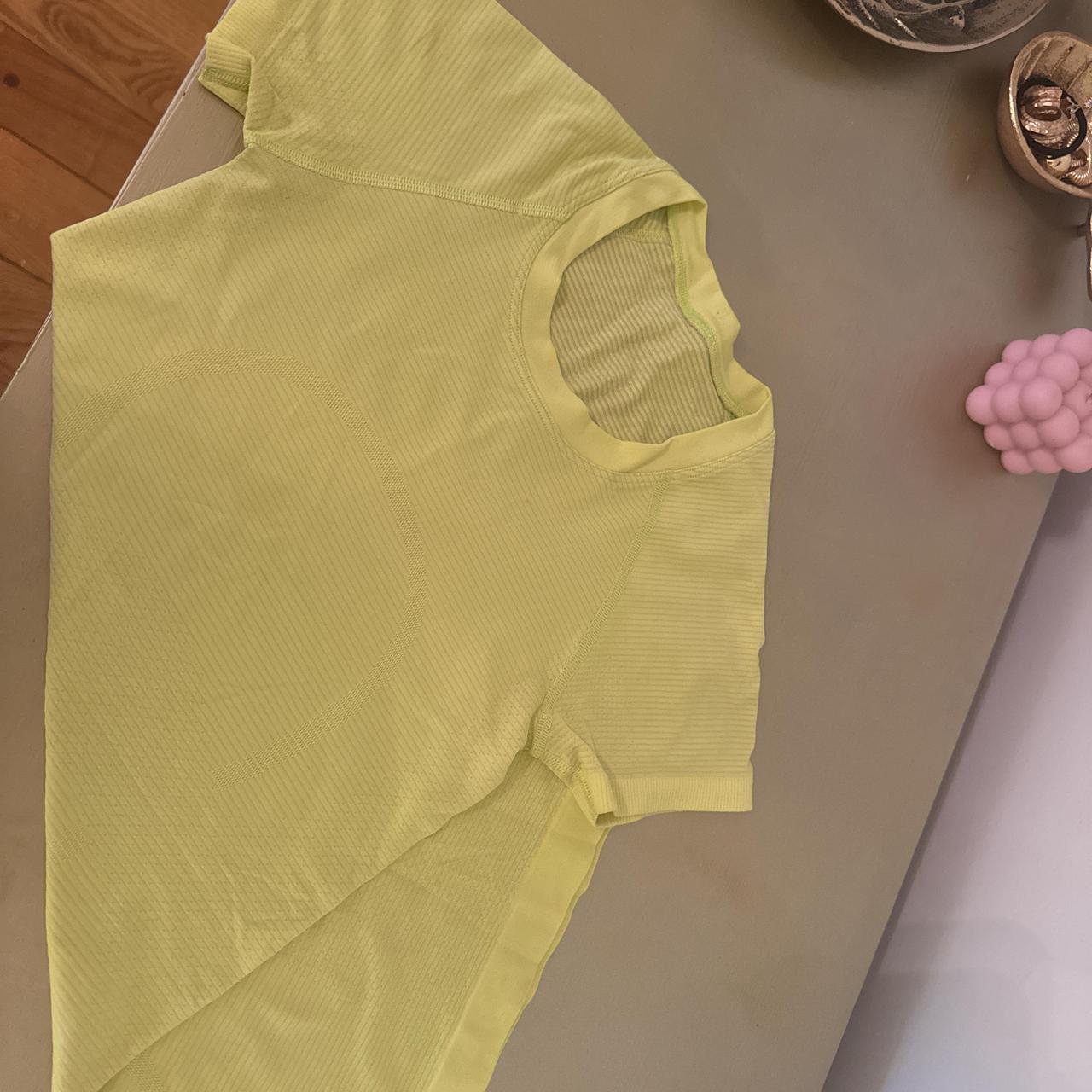 yellow lululemon swiftly tech size 0 💛💛💛 - Depop