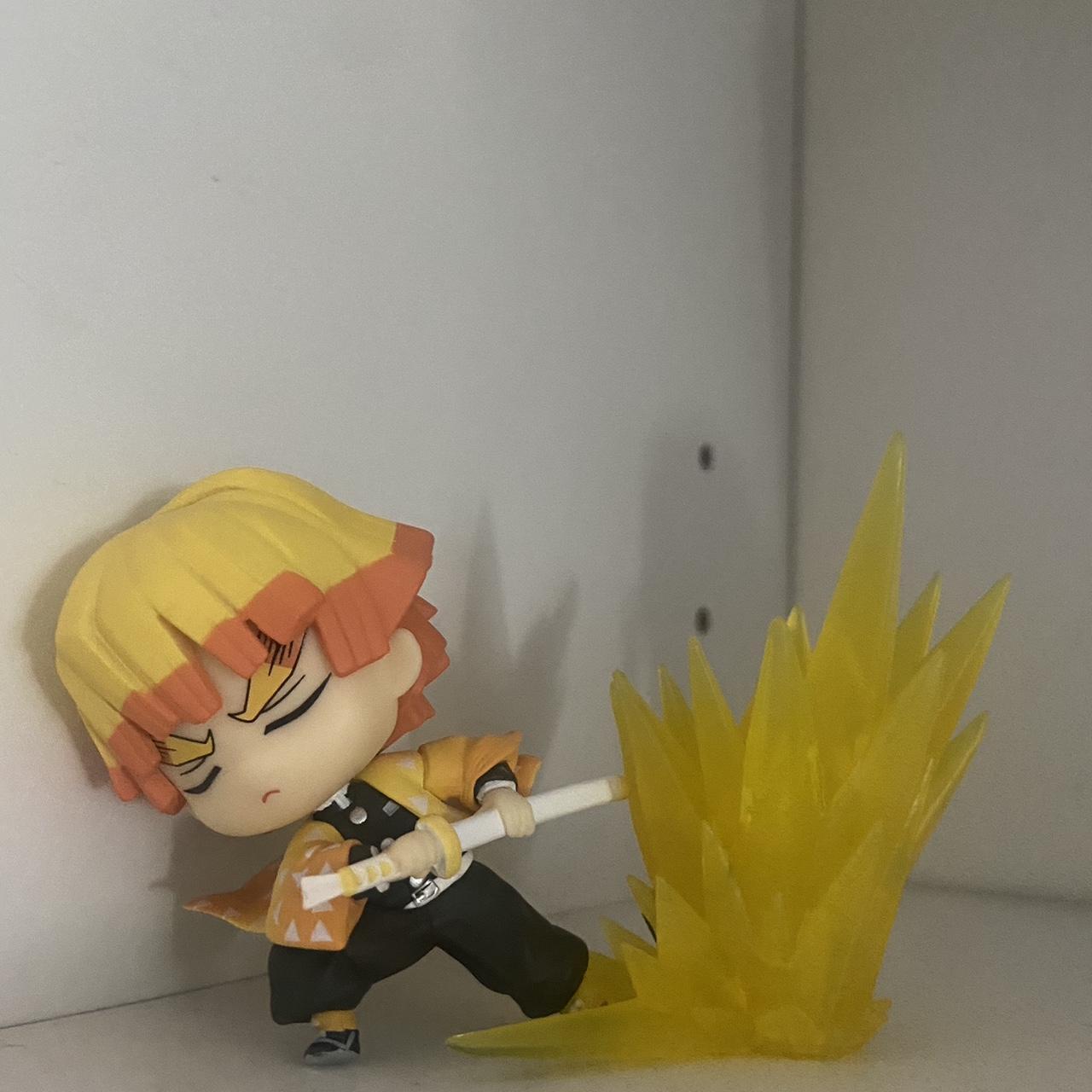 Zenitzu from demon slayer figure, box is included,... | Depop