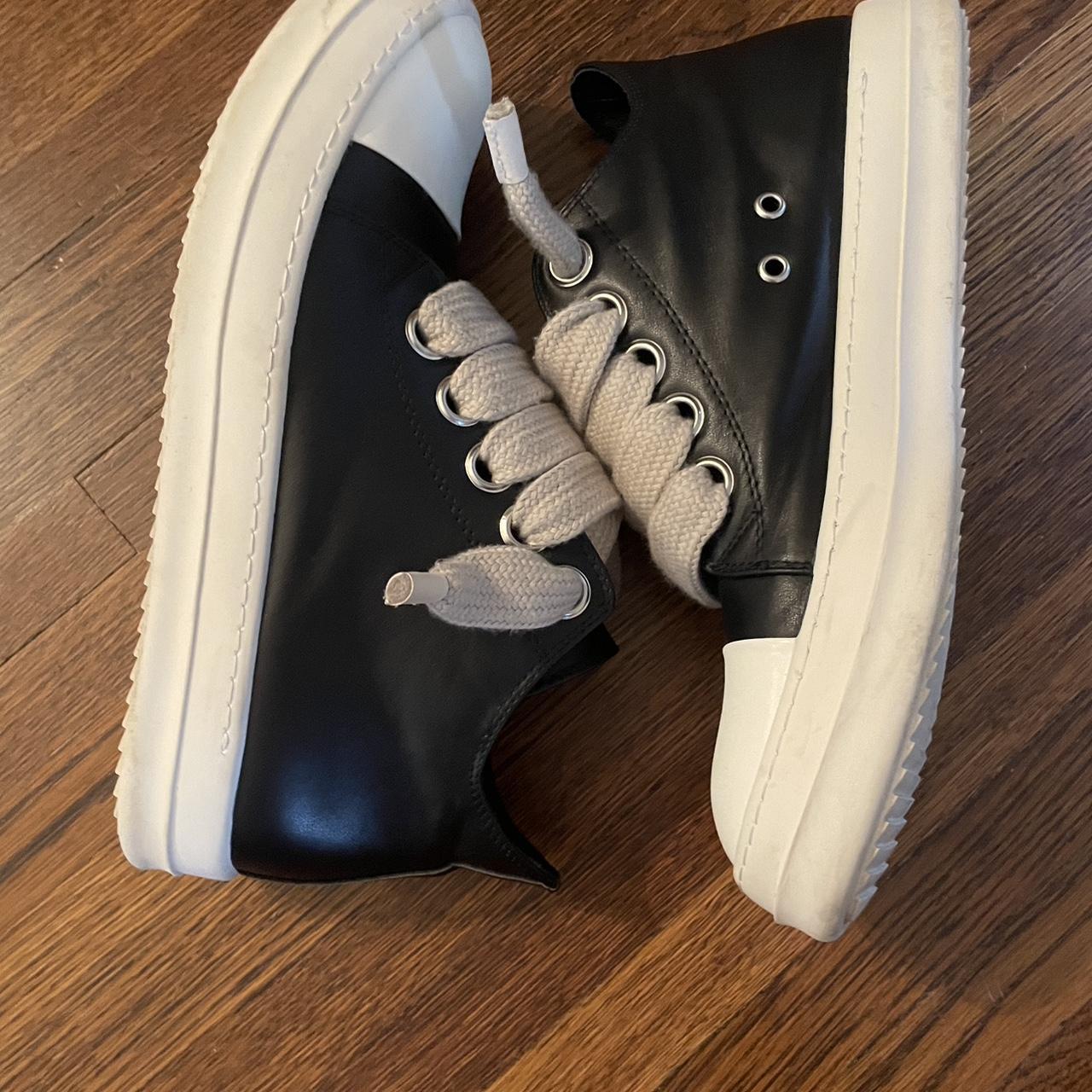 Rick Owens Ramones Low Puff Lace Real Rick flaws:... - Depop