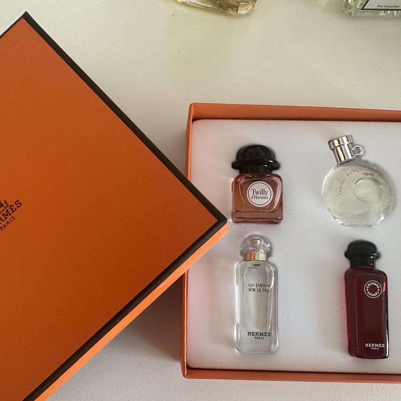 Hermes mini perfume set Brand new never used Send... - Depop