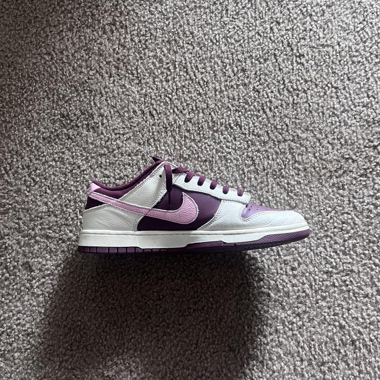 Worn Summit White Dunks | Depop