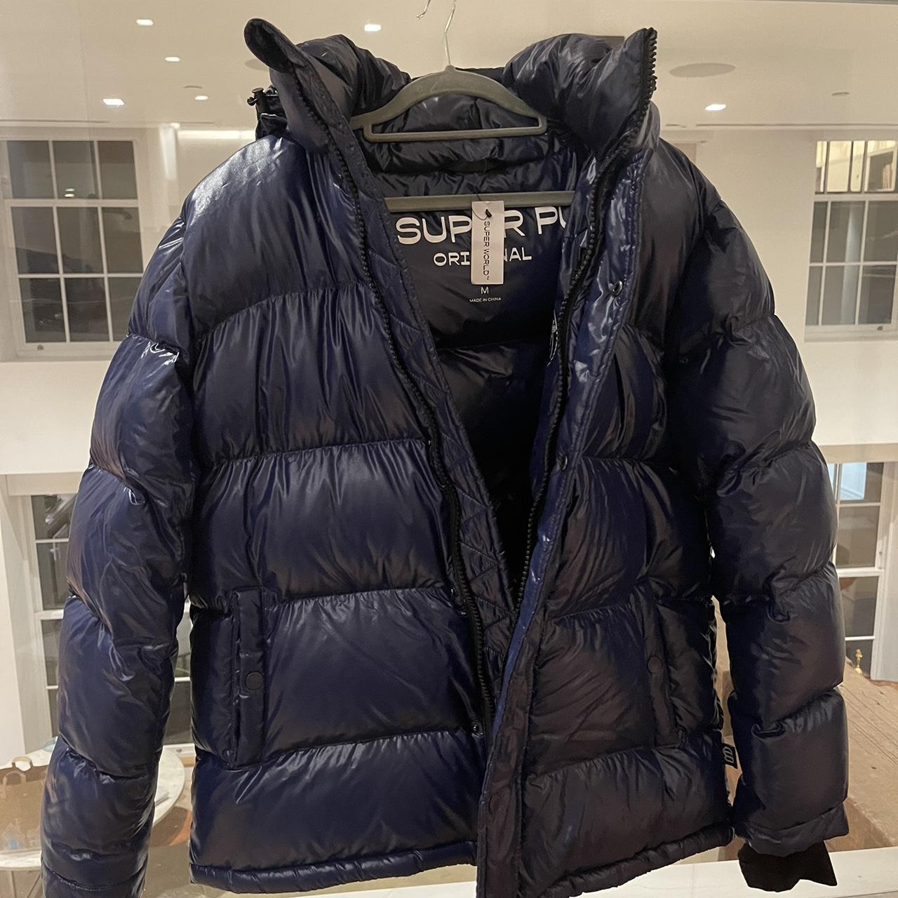 SUPER PUFF MENS MEDIUM COLOR: ADMIRAL - Depop