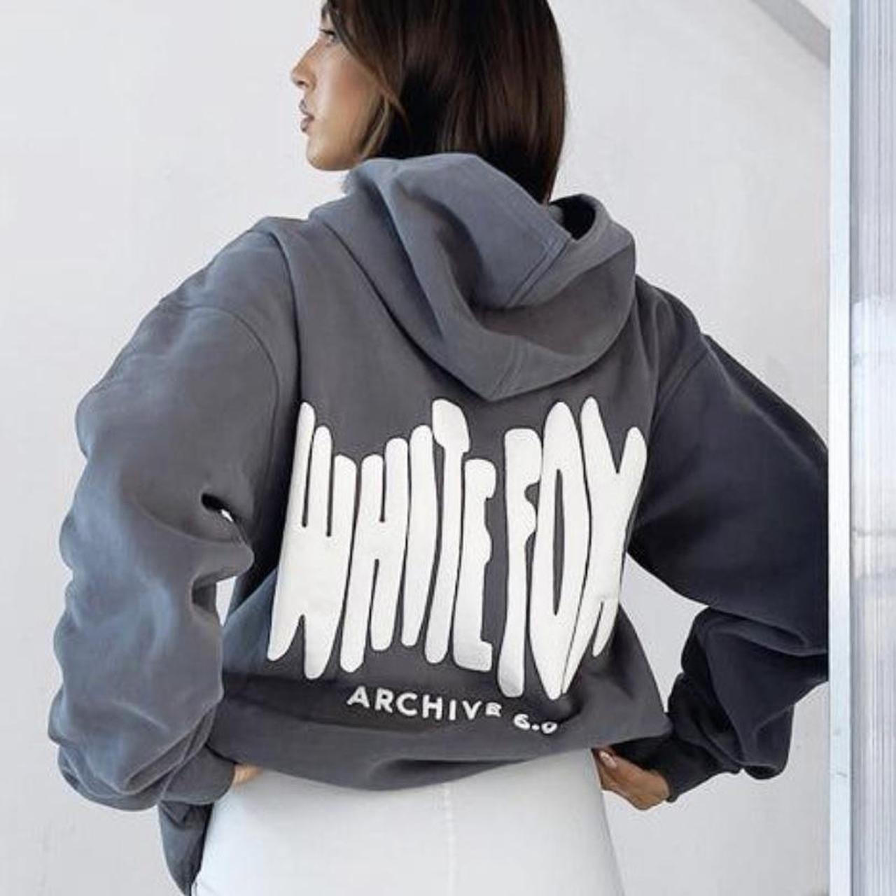 Grey White Fox hoodie brand new no signs or ware... - Depop