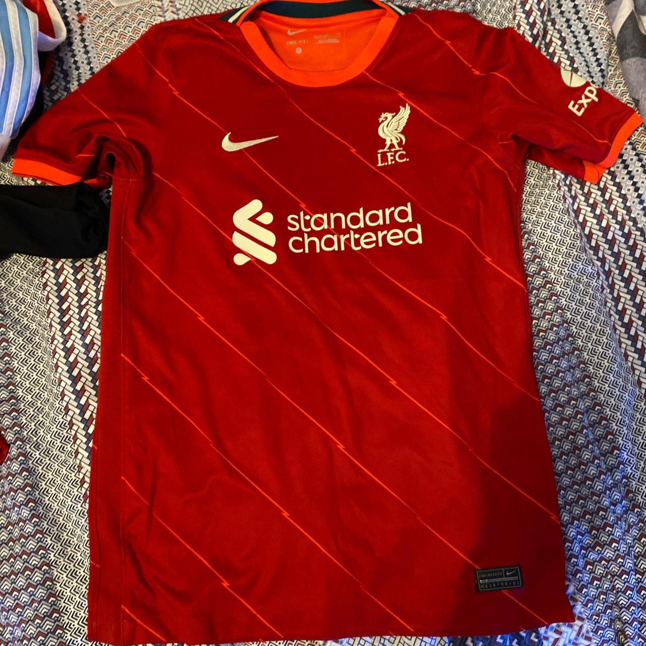 Liverpool 21/22 home shirt #LFC - Depop