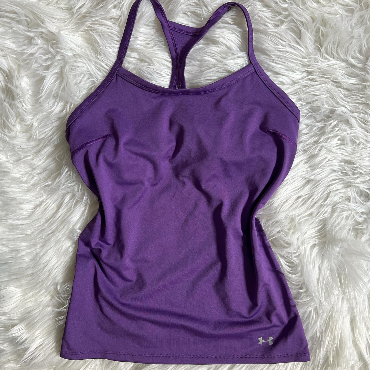 UNDER ARMOUR 2010 purple razorback athletic tank... - Depop
