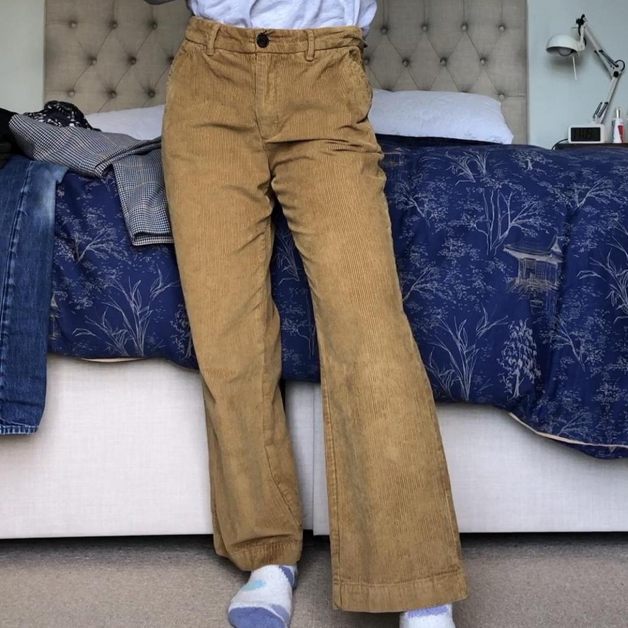 FatFace Women's Tan and Brown Trousers | Depop