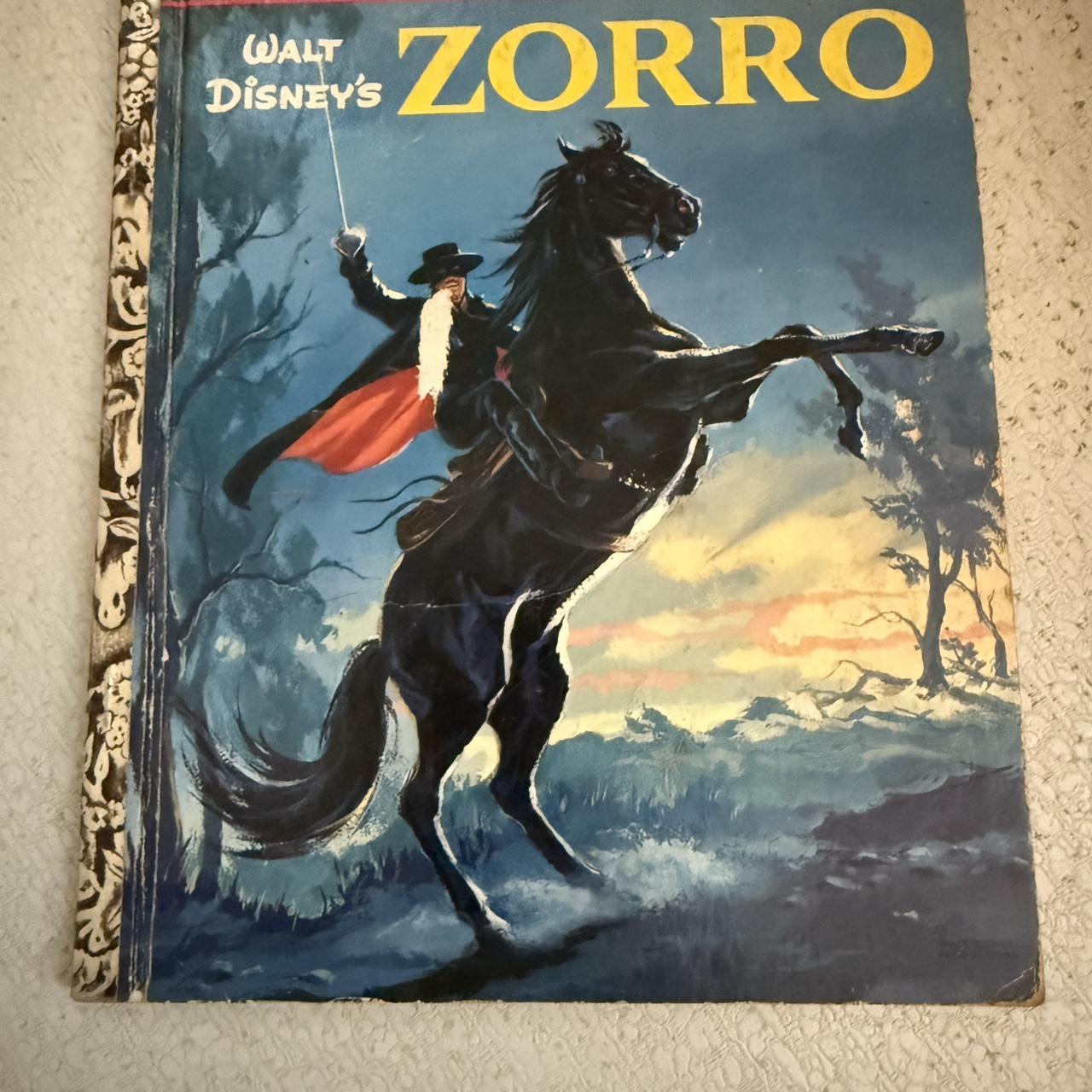 1958 edition Walt Disney Zorro Little Golden Book,... | Depop