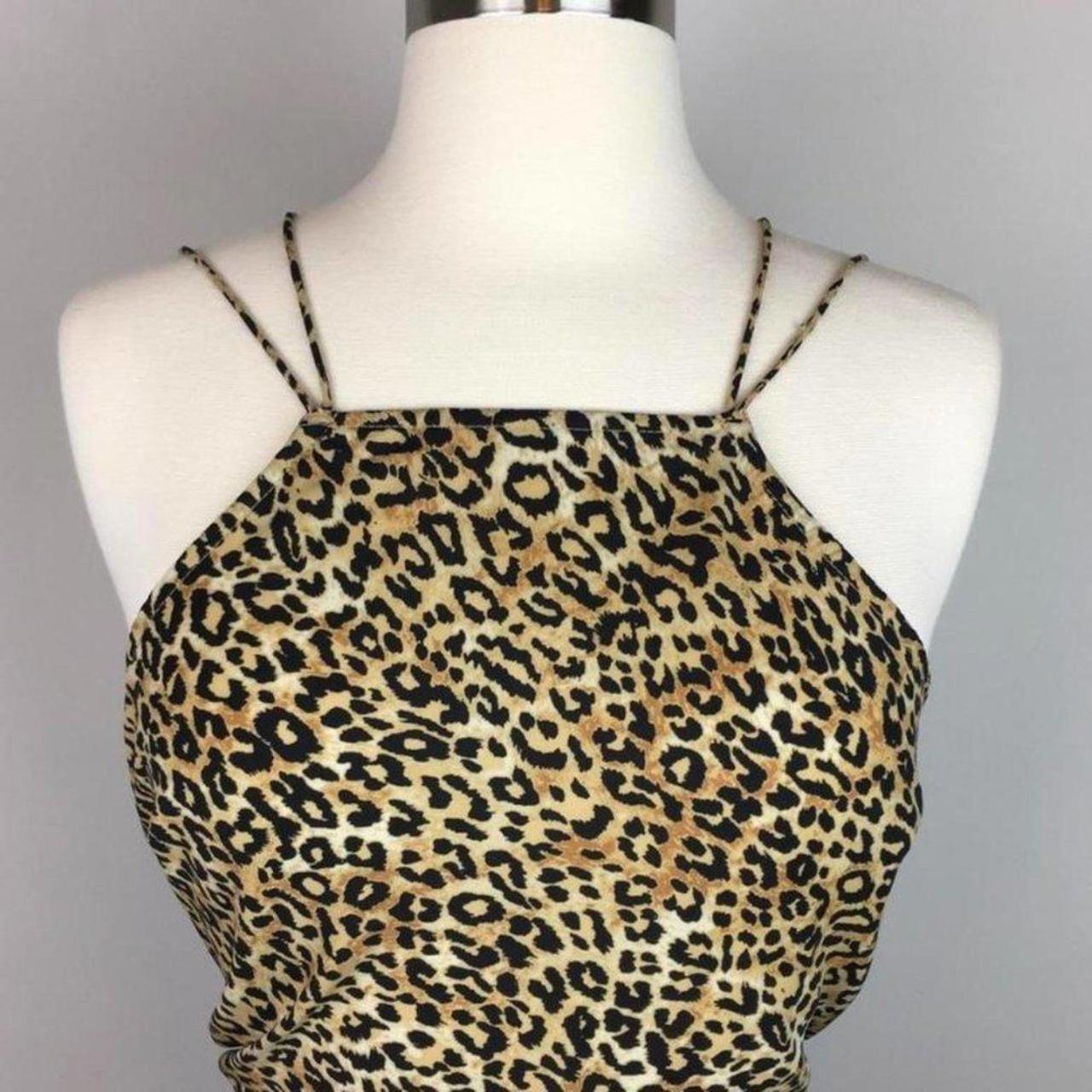 Urban Outfitters Silence+Noise Leopard Slip... | Depop