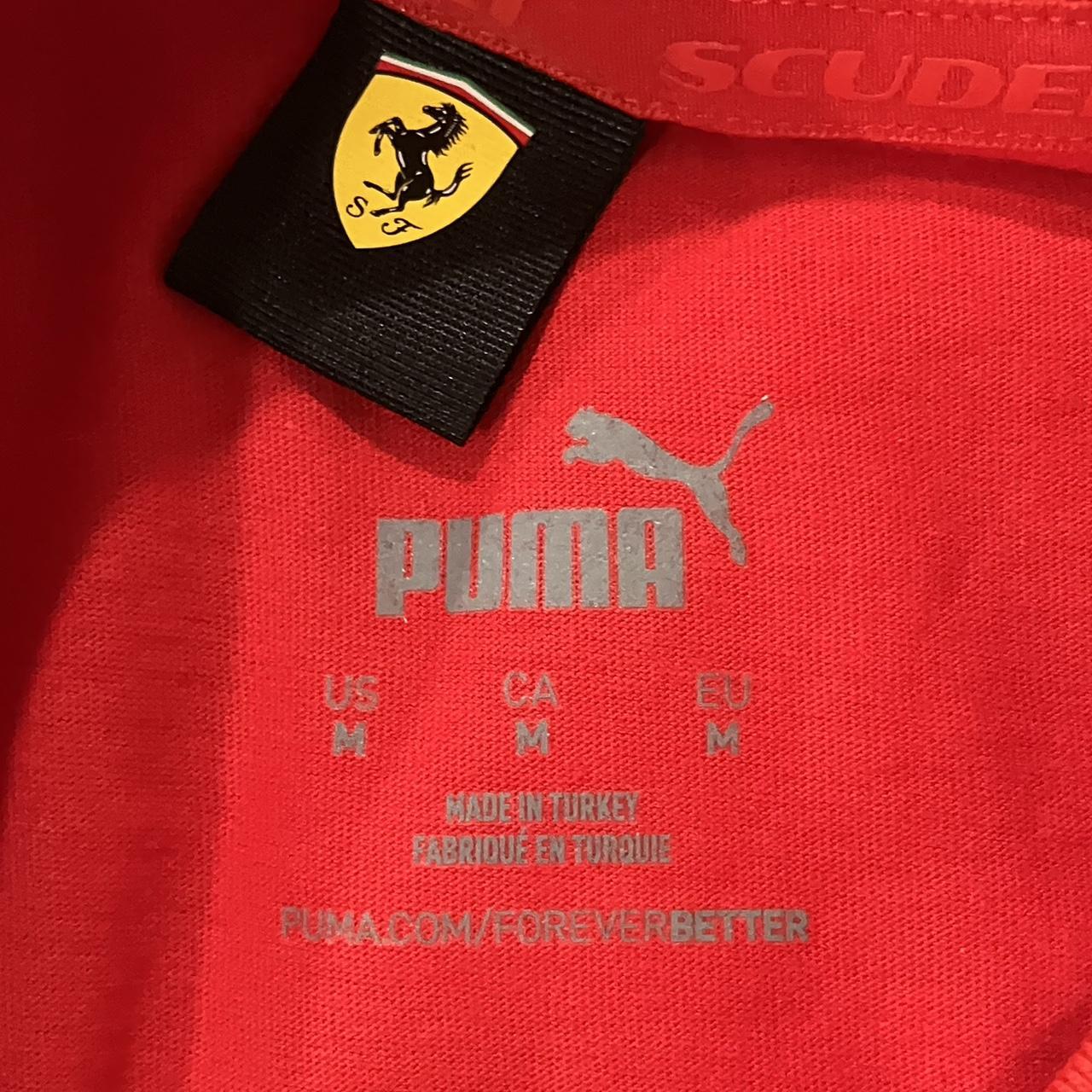 AUTHENTIC! red ferrari shirt size medium runs... - Depop