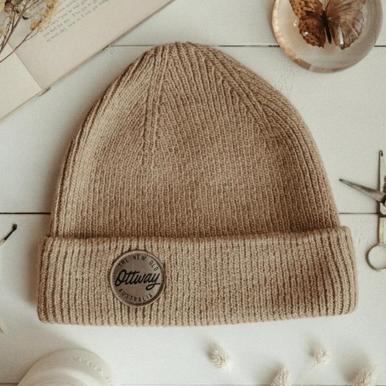 Ottway the label Light brown beanie A bit of a one... - Depop