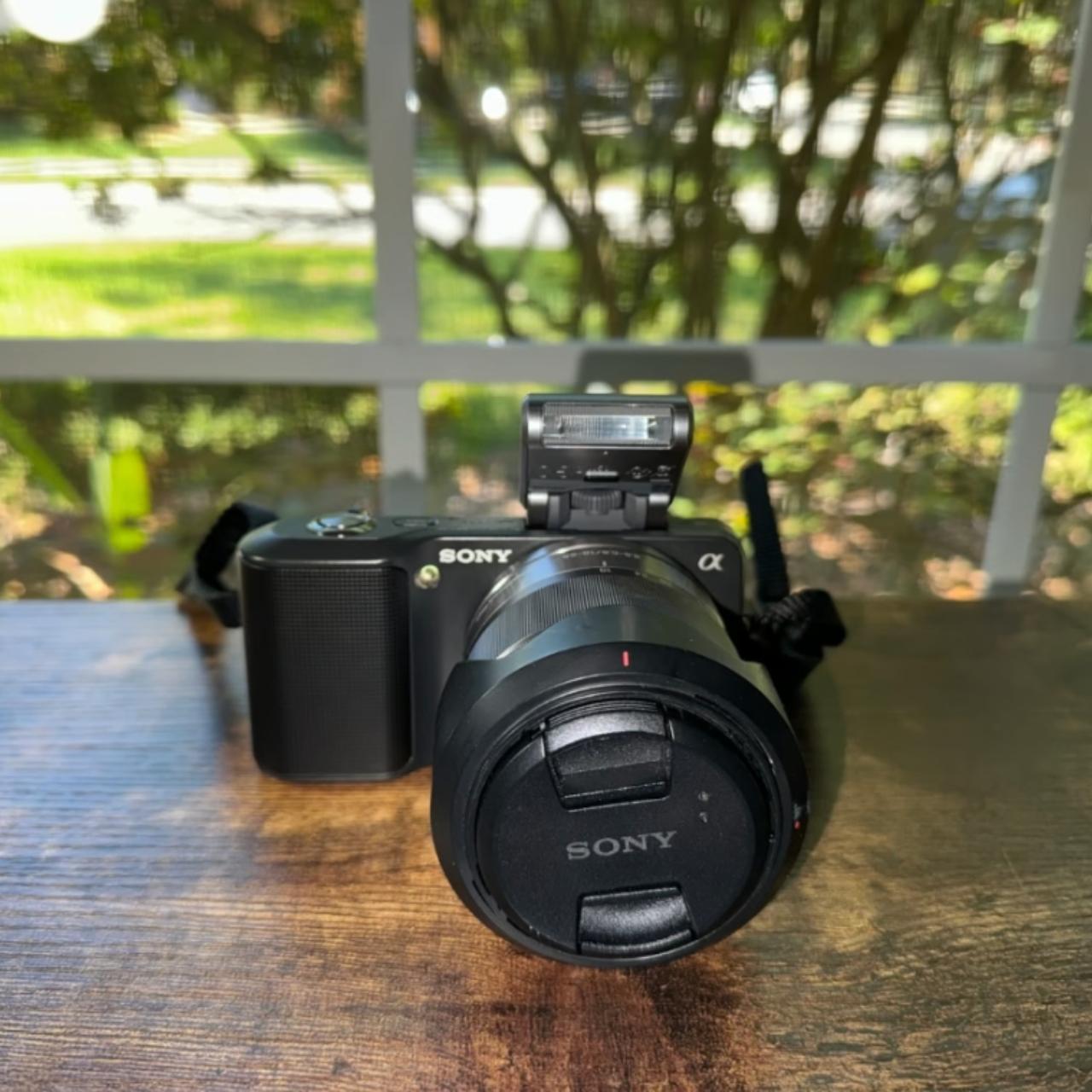 Sony Black Alpha NEX-3 Digital Camera Used in... - Depop