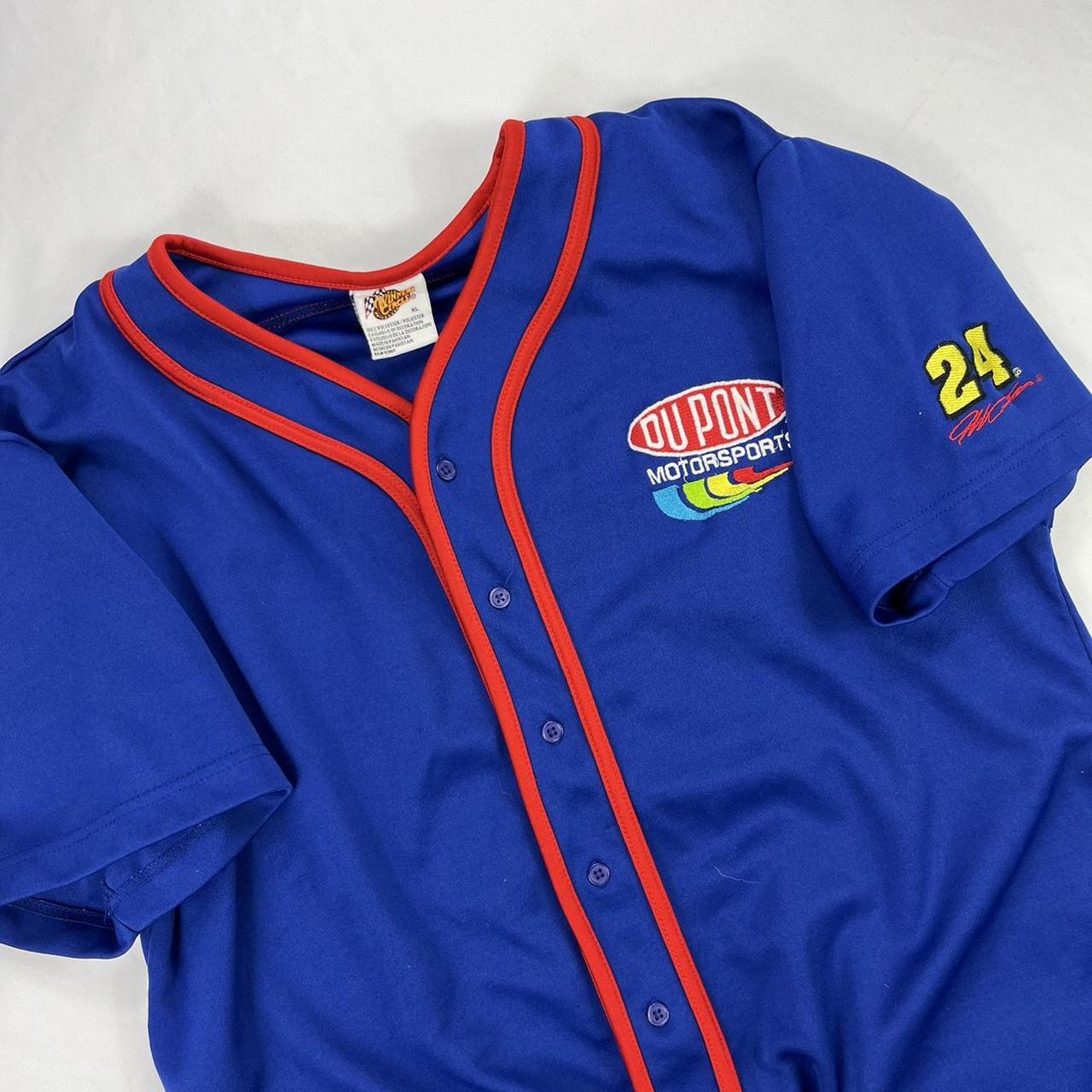 Y2K JEFF GORDON DU PONT MOTORSPORTS EMBROIDERED... - Depop