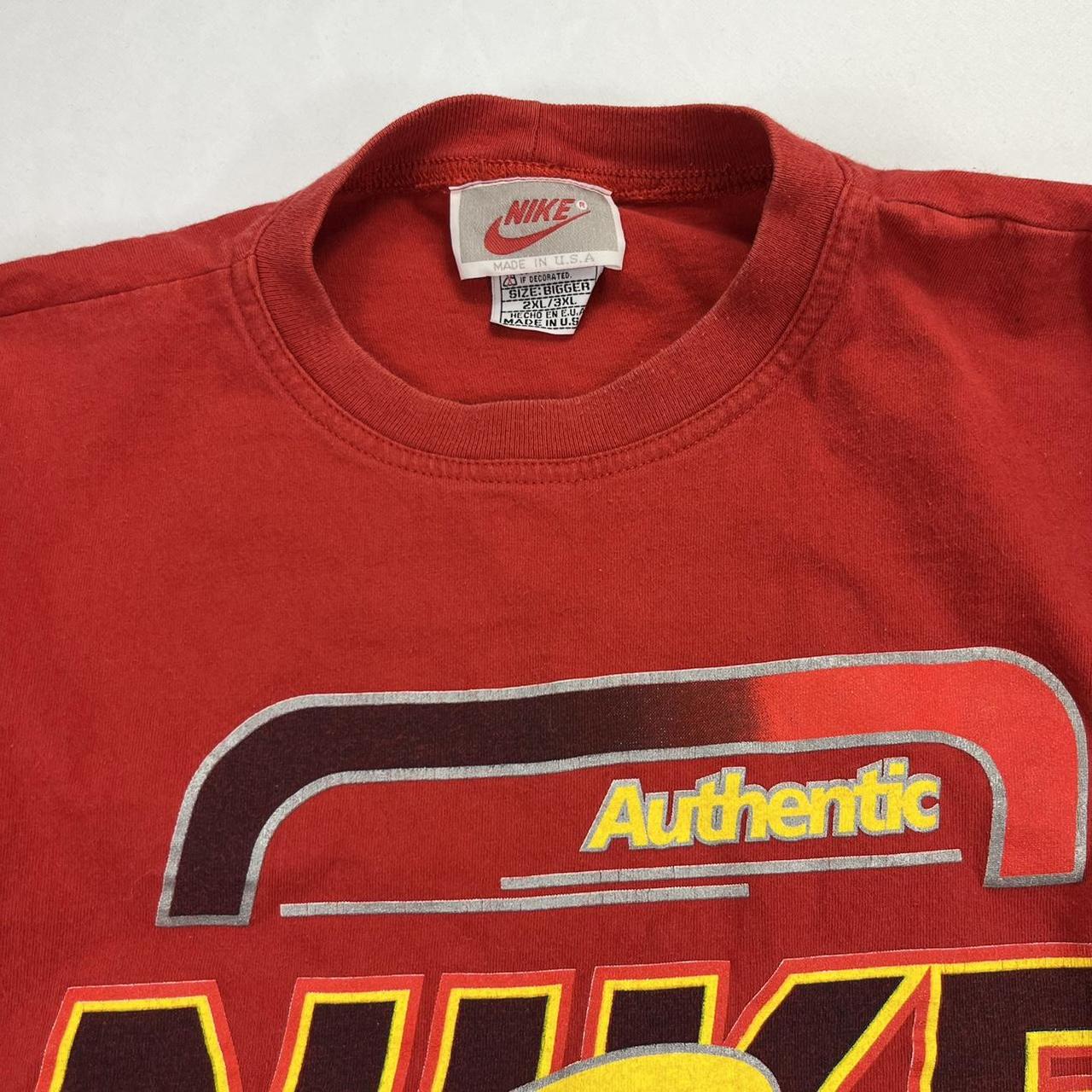 90s BL NIKE AIR “JUST DO IT” BIG GRAPHIC LONG SLEEVE... - Depop