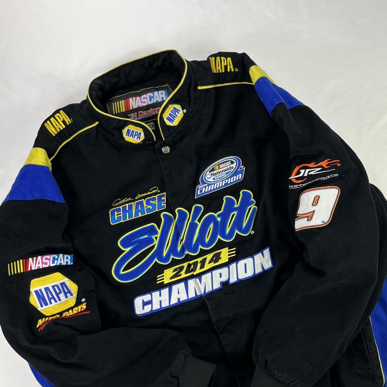 CHASE ELLIOT NATIONWIDE SERIES CHAMPION EMBROIDERED... - Depop
