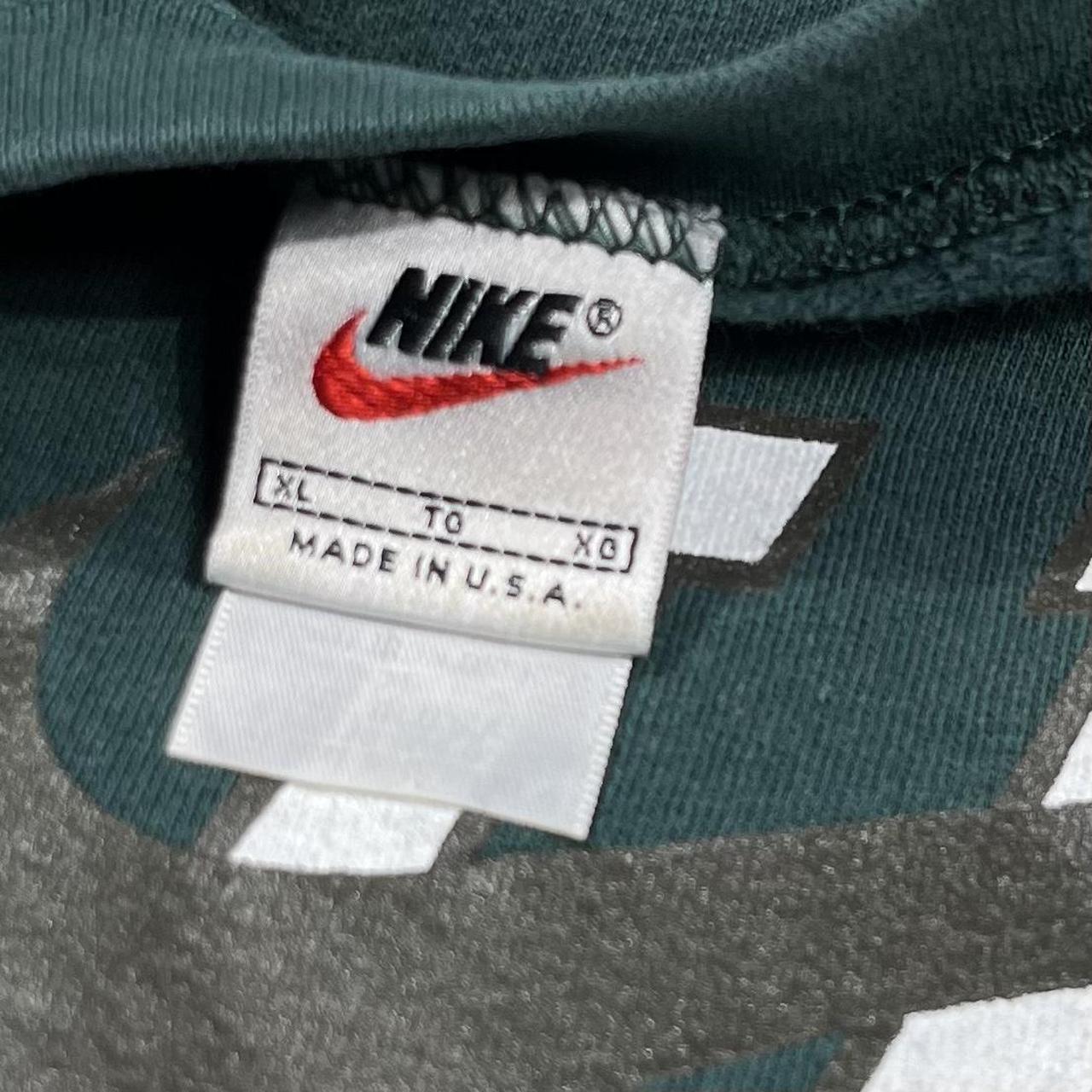 90s NIKE AIR SCRIPT/LOGO GRAPHIC SWEATSHIRT... - Depop