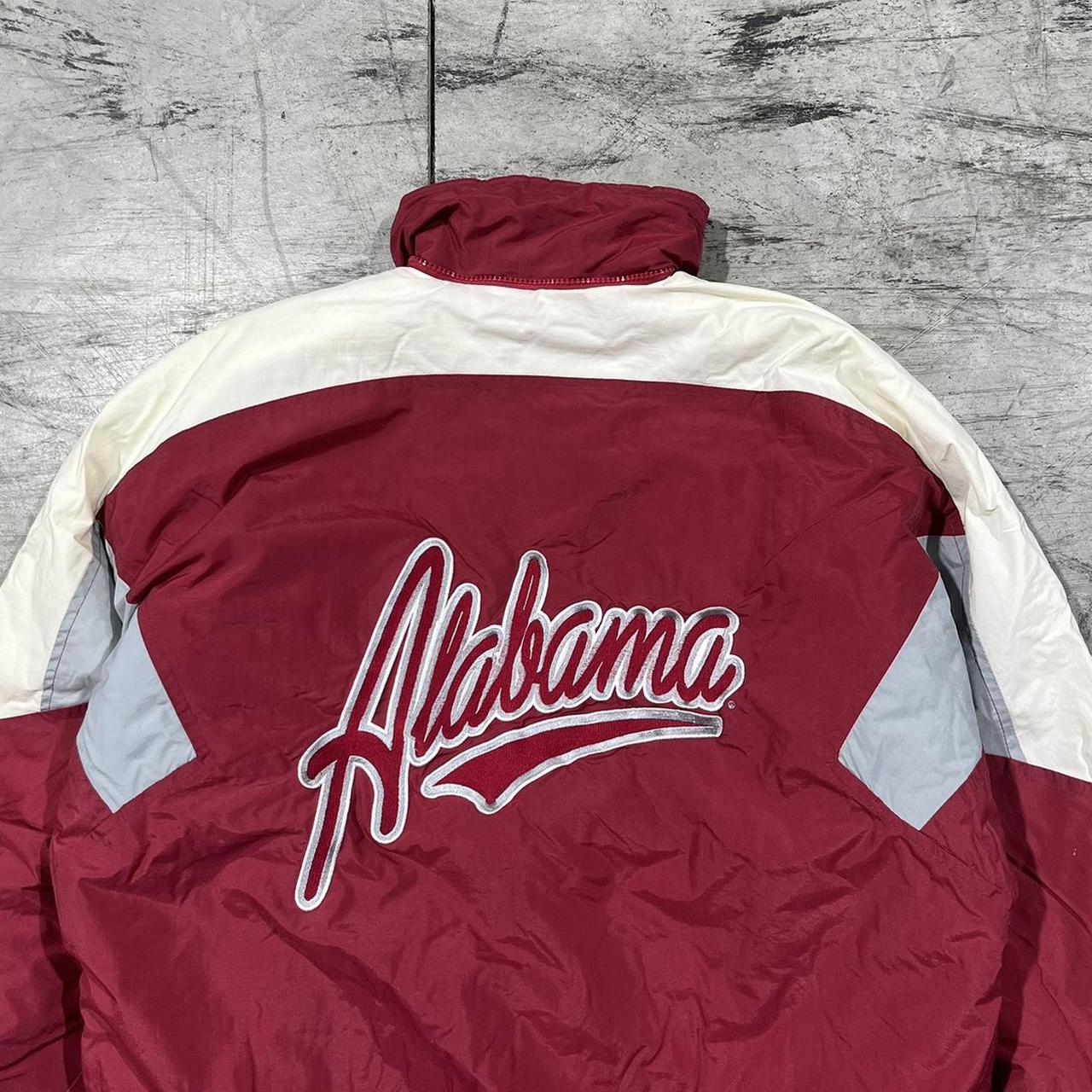 VINTAGE ALABAMA CRIMSON TIDE 1/2 ZIP PUFFER... - Depop