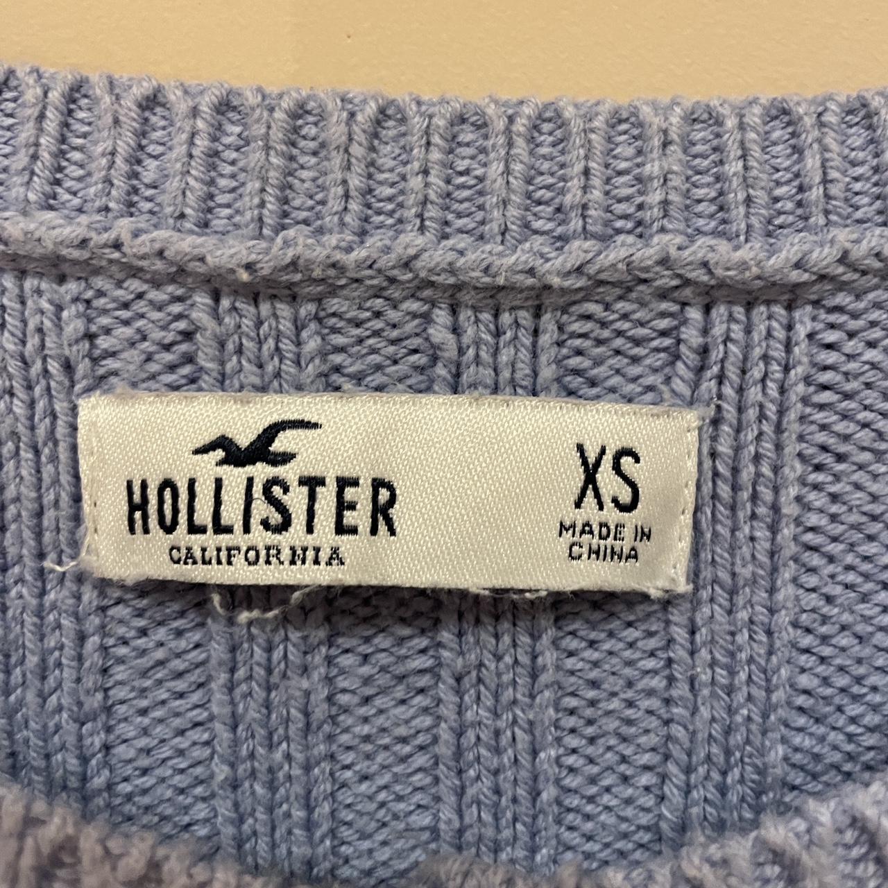 🐋🌸 Hollister cropped knit jumper 🌸🐋 Excellent... - Depop