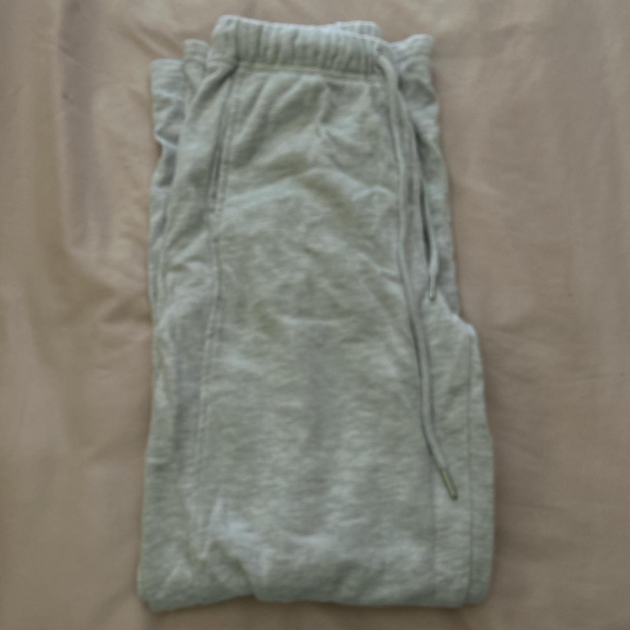 Light grey flared sweatpants - very comfortable and... | Depop