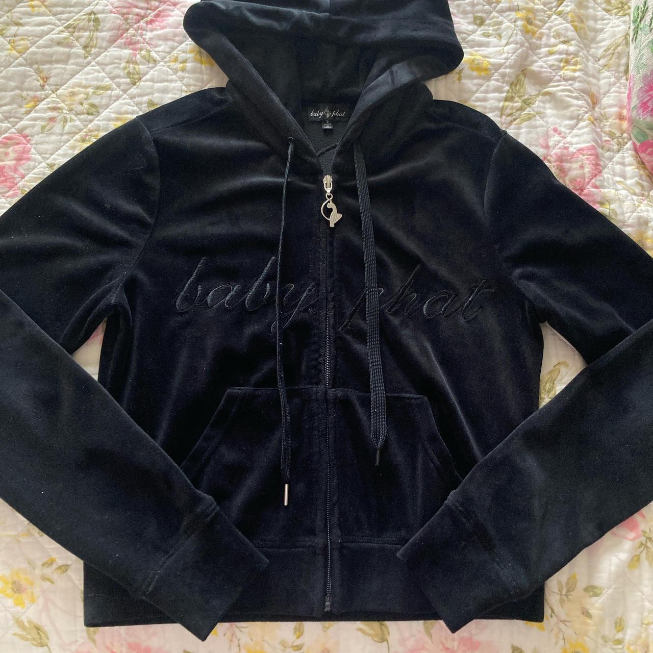 Baby Phat velour zip up hoodie only worn maybe twice... | Depop