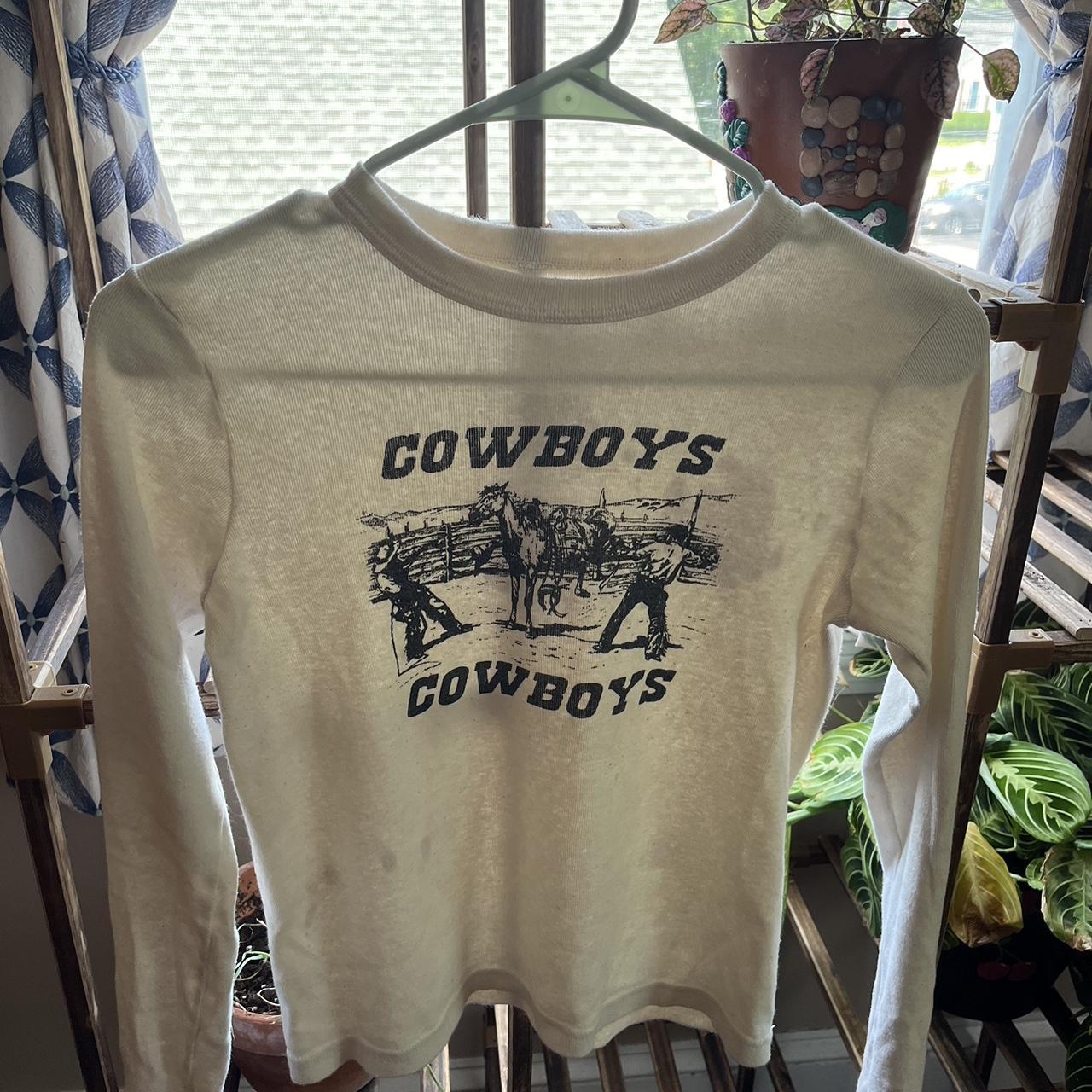 2000s Cowboys long sleeve shirt | Depop